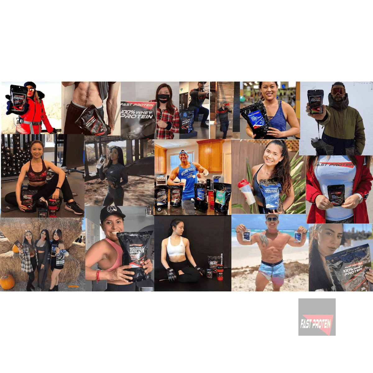 Facial Mask | 100% Cotton - Adjustable | Fast Protein